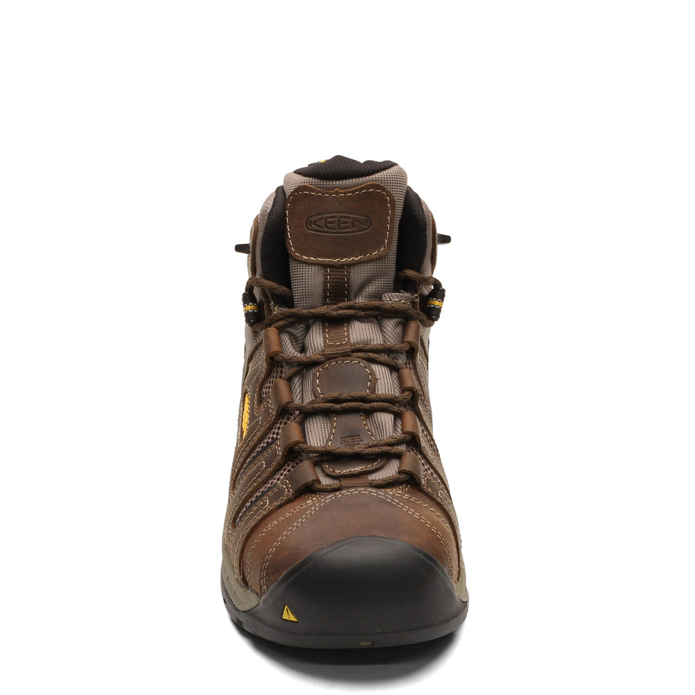 Men's KEEN Utility, Flint II Mid Steel Toe Work Boot — Peltz Shoes