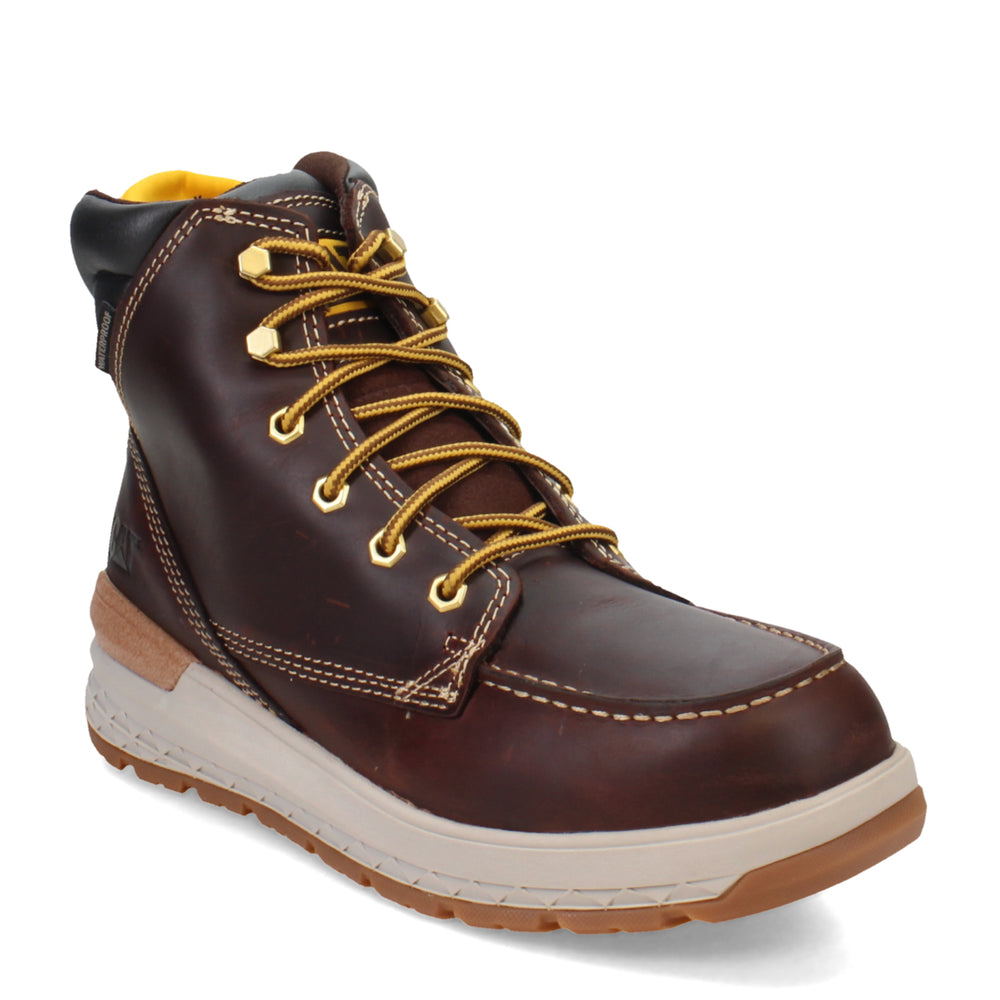 Men's Caterpillar, Impact Waterproof Soft Toe Work Boot & Peltz Shoes