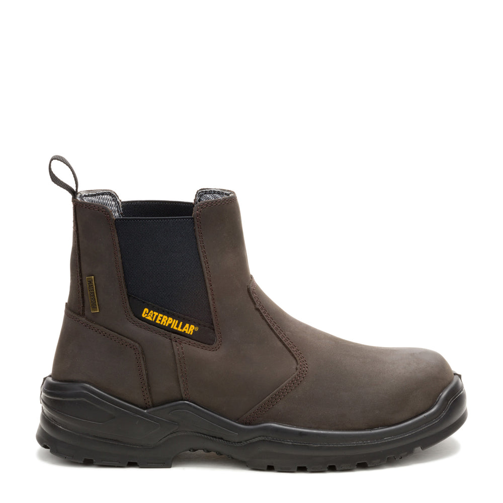 Men's Caterpillar, Striver Chelsea Waterproof Steel Toe Work Boot ...